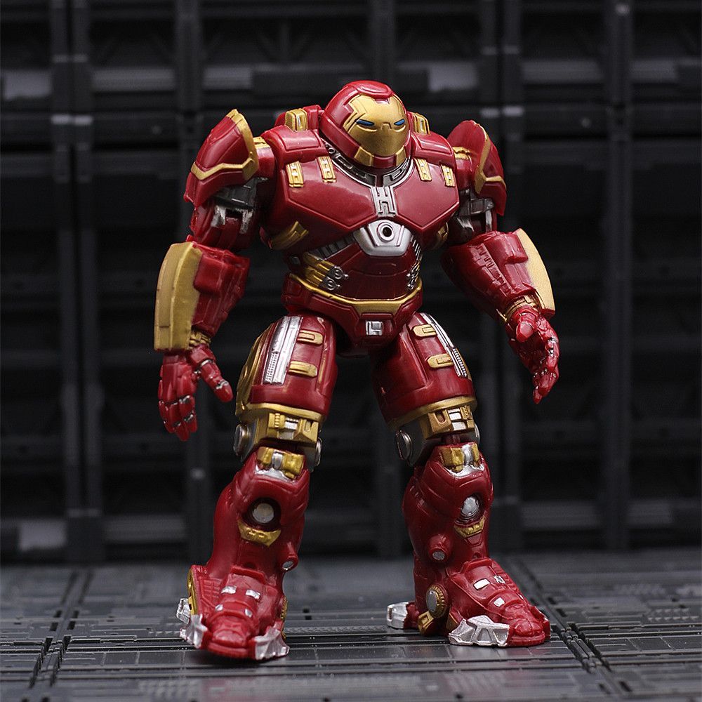 Avengers model toy Iron Man Mech against Hulk Mech action figure ...