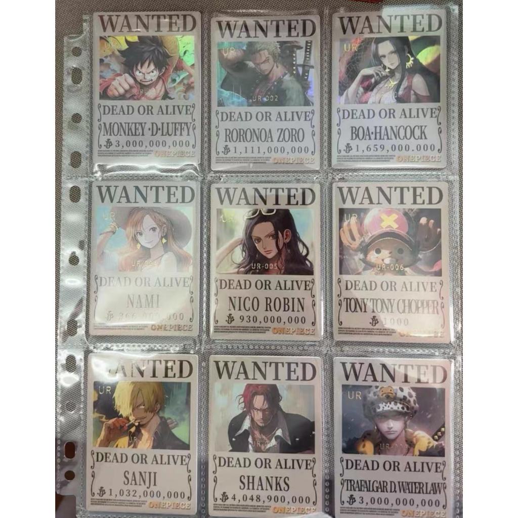 One Piece Anime Card UR Whole Set 9 Cards | Shopee Philippines