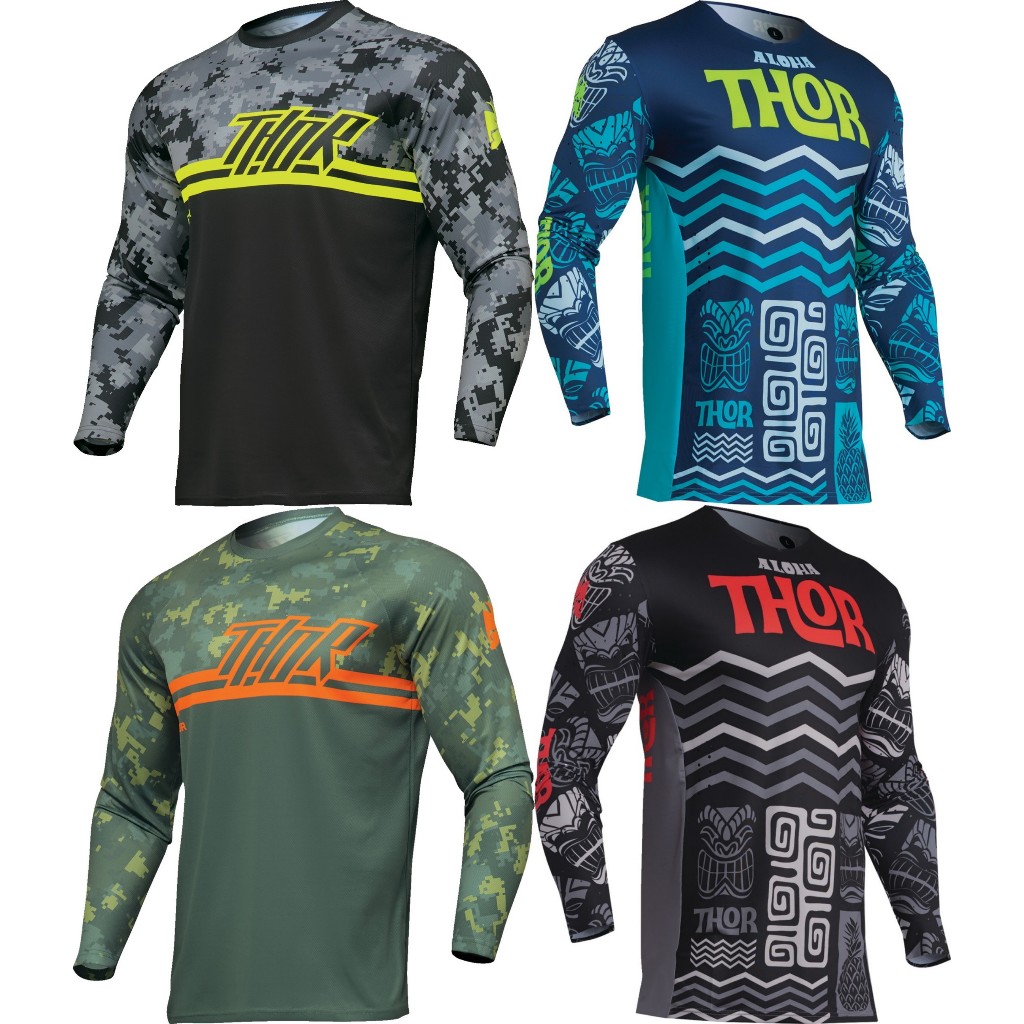 Thor Motorcycle Racing Jersey Sweatshirt Mountain Bike Speed Downwards ...