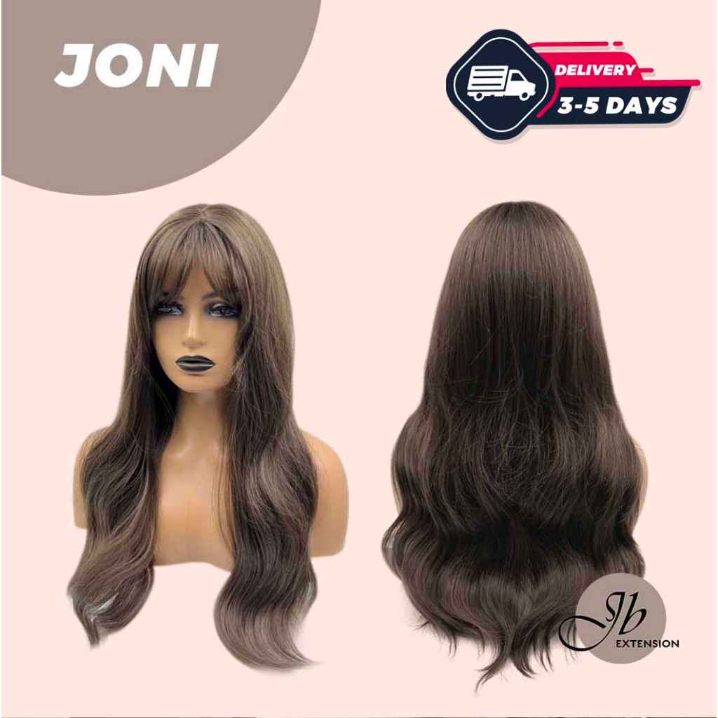 JBSELECT4YOU 55cm Wig Female Curly Hair Cold Brown Fashion Wig With ...