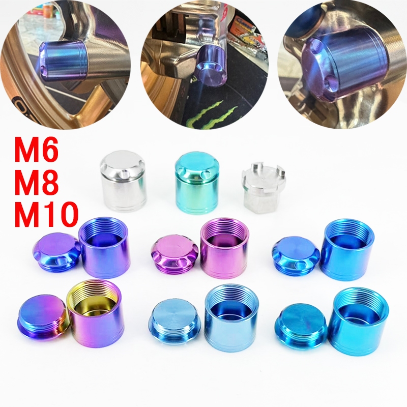 GR5 TC4 Titanium Motorcycle brake caliper screw Universal Bicycle M6 M8 ...