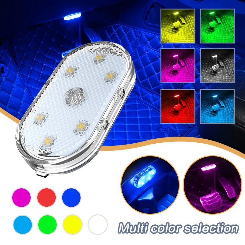LED Touch Light Hand Car Roof Ceiling Lamp Indoor Car Lighting Night ...