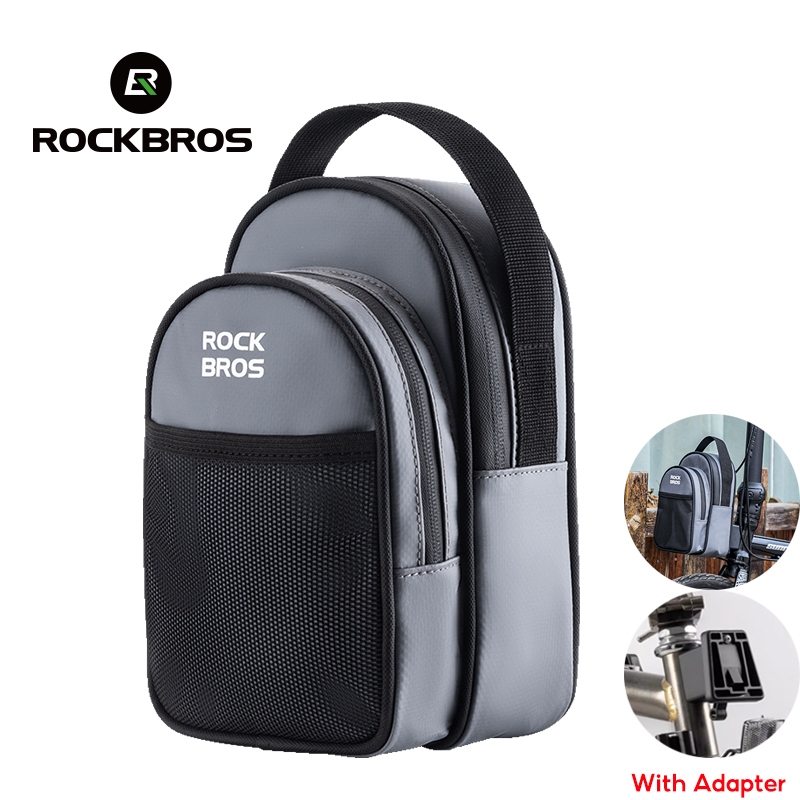 ROCKBROS Folding Bike Multi-functional Front Bag 1.8L Portable Handbag ...