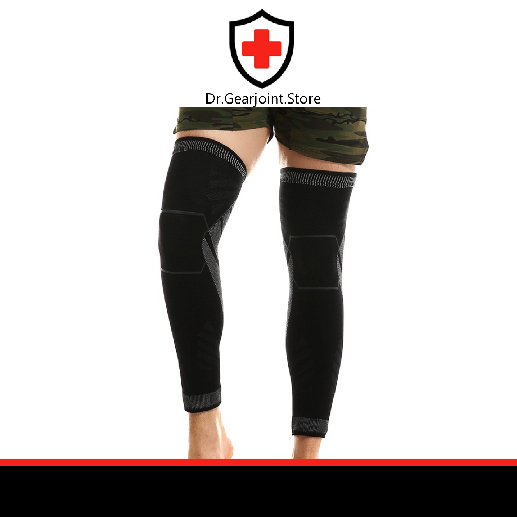 1 Pcs Professional long leg protection sports compression anti-skid ...