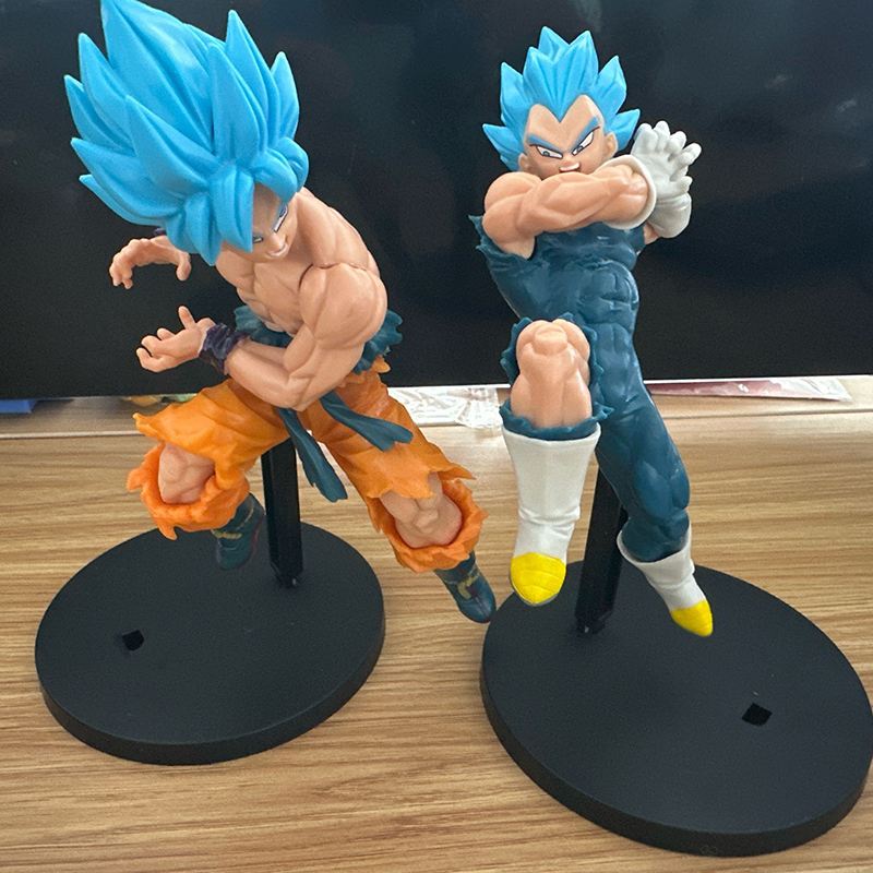 16cm-18cm Dragon Ball Z Kamehameha Son Goku Vegeta IV Figure Super ...