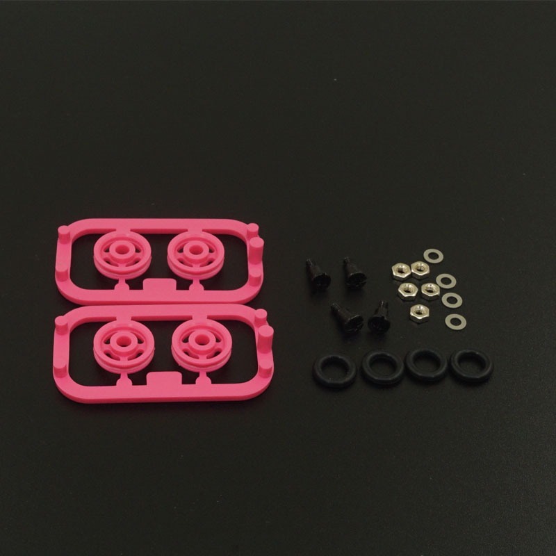 Project D mini 4WD plastic rubber rollers 13mm/16mm 1 set for tamiya ...