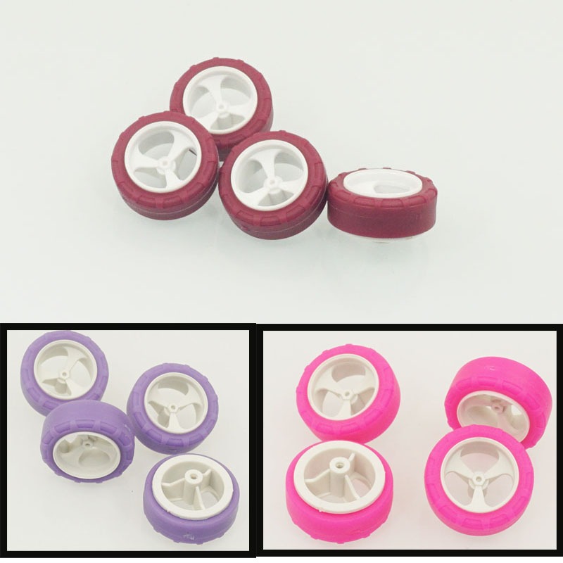 project D mini 4wd racing car parts small dia all narrow carbon plastic ...