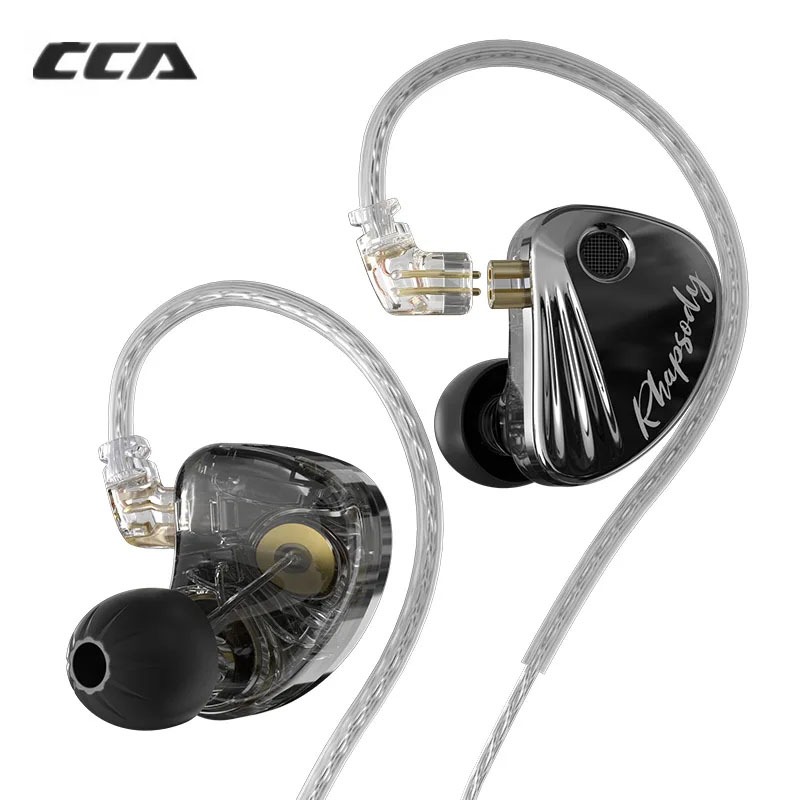 CCA Rhapsody Metal Wired Headphone In Ear Monitor Earbuds HiFi Bass ...