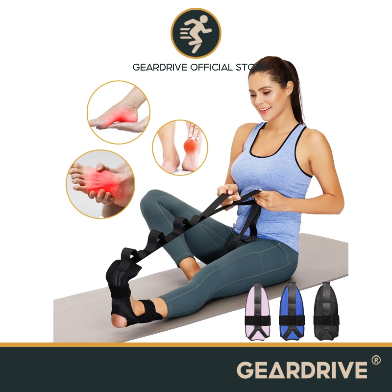 GEARDRIVE Foot And Calf Stretcher For Plantar Fasciitis Premium ...