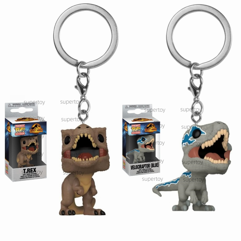 Funko Pop! Keychain: Jurassic World Dominion - T. Rex Blue Action ...