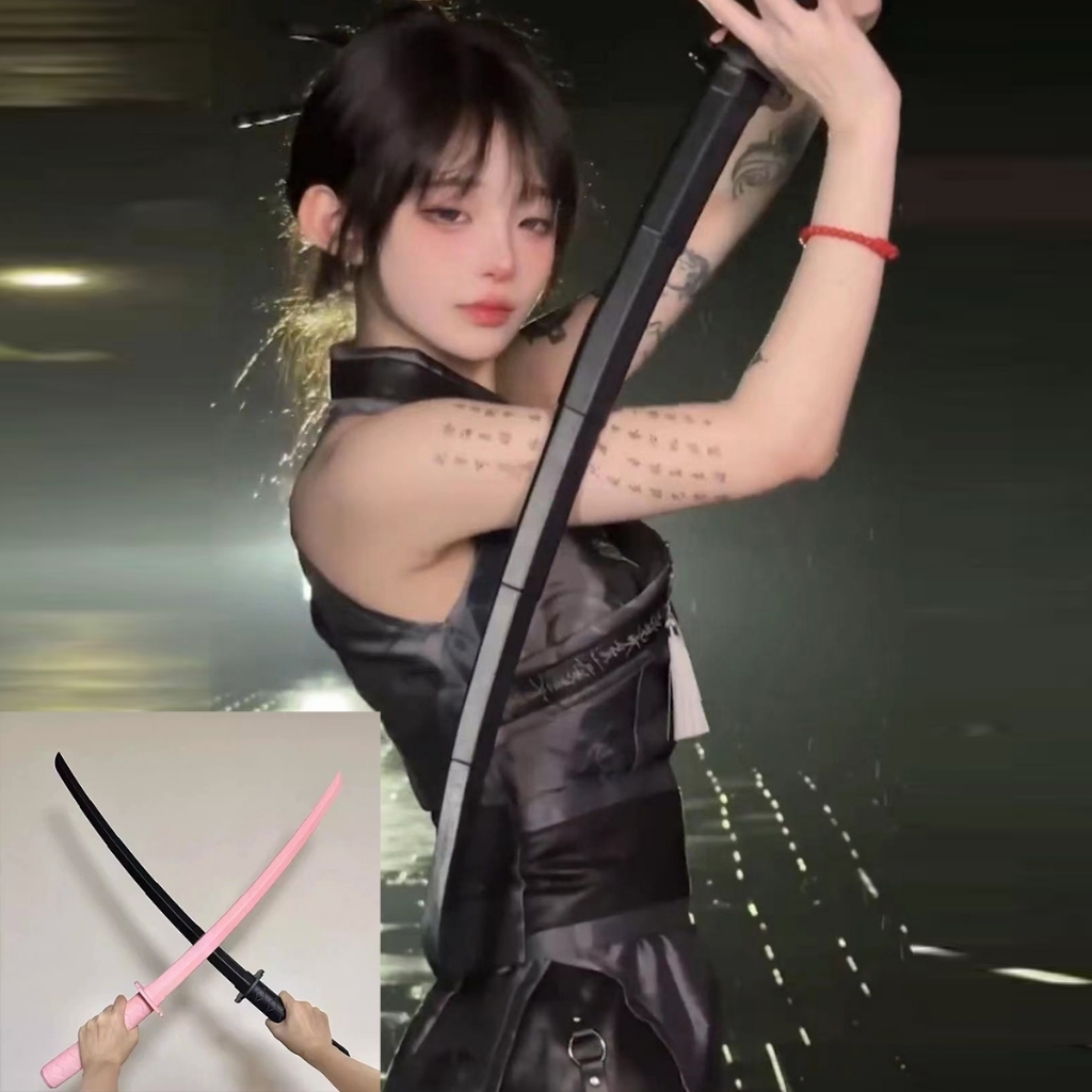 3D Printing Cosplay Katana Manga Samurai Sword Stretchable Samurai ...