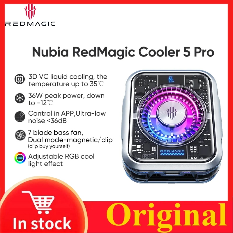 Nubia RedMagic Cooler 5 Pro 36W Control In App Smartphone Magnetic ...