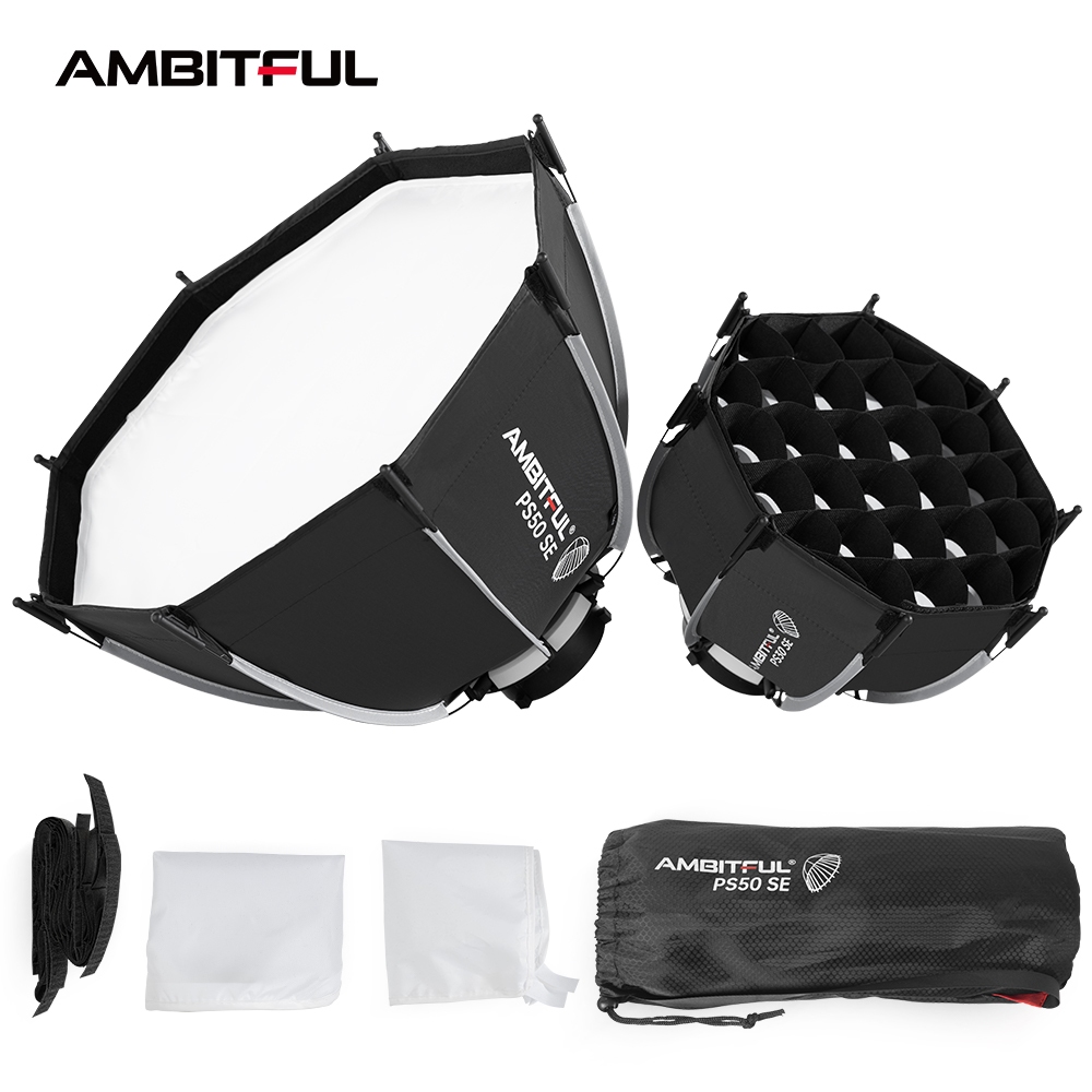 AMBITFUL 30cm PS30 SE 50cm PS50 SE Mini Quickly Release Bowens Mount ...