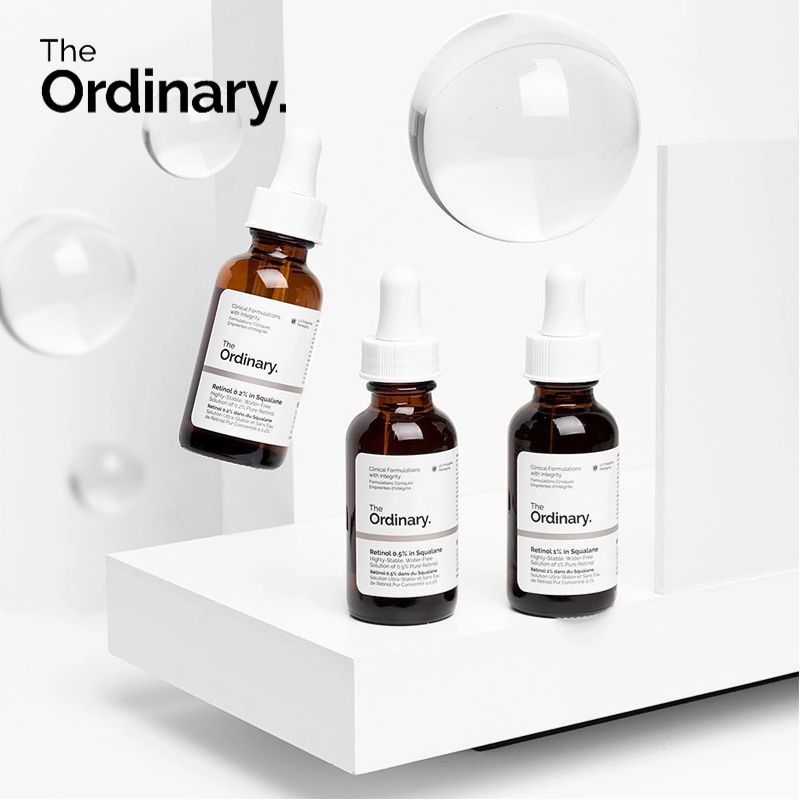 The Ordinary Retinol 0.2% 0.5% 1% Retinoid 2% Set Anti-Aging Serum ...