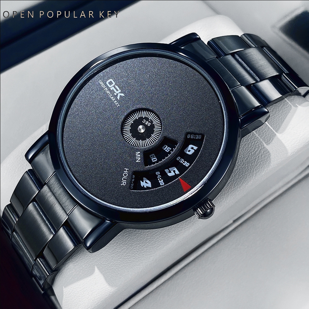 OPK Watch For Men Waterproof Original Stainless Steel Quartz Calendar ...