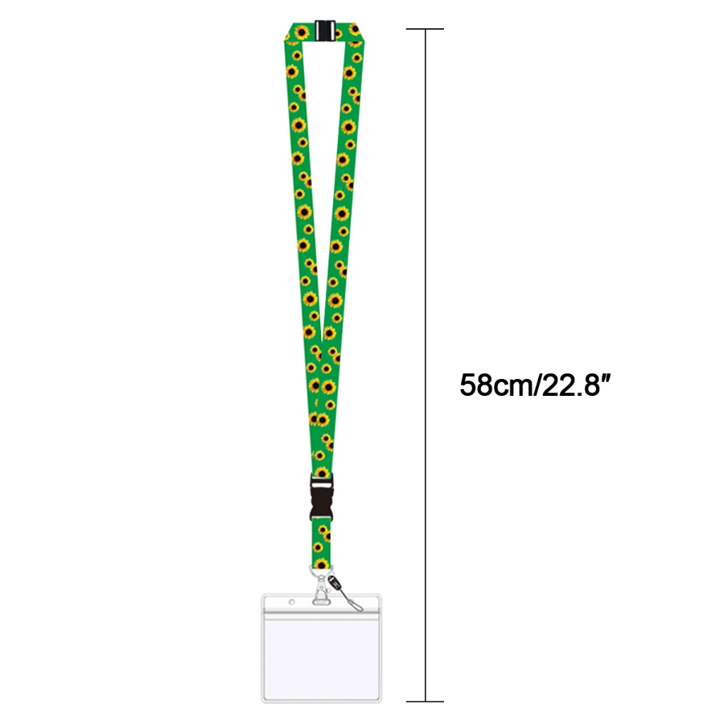 2PCS Dongmanli Hidden Disabilities Sunflower art Lanyard For Keychain ...