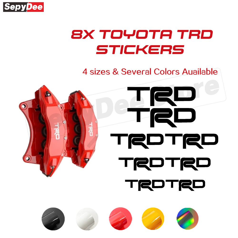 8x Brake Caliper Decal Sticker Waterproof And High Temperature ...