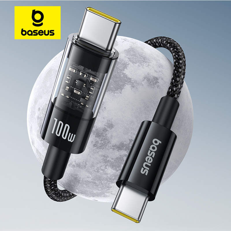 Baseus Gem Charging Cable USB-C to USB-C PD 100W Fast Charging Data ...