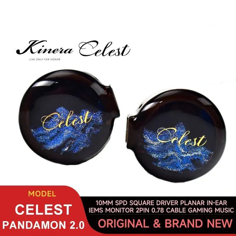 Kinera Celest Pandamon 2.0 Earphone 10mm SPD Square Driver Planar In ...