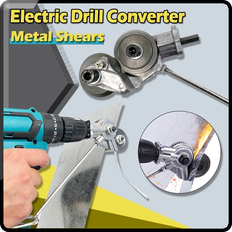 [Fast delivery] Electric Drill Metal Plate Auxiliary C-utter 0.8mm Metal Iron Tin Plate Quick ...