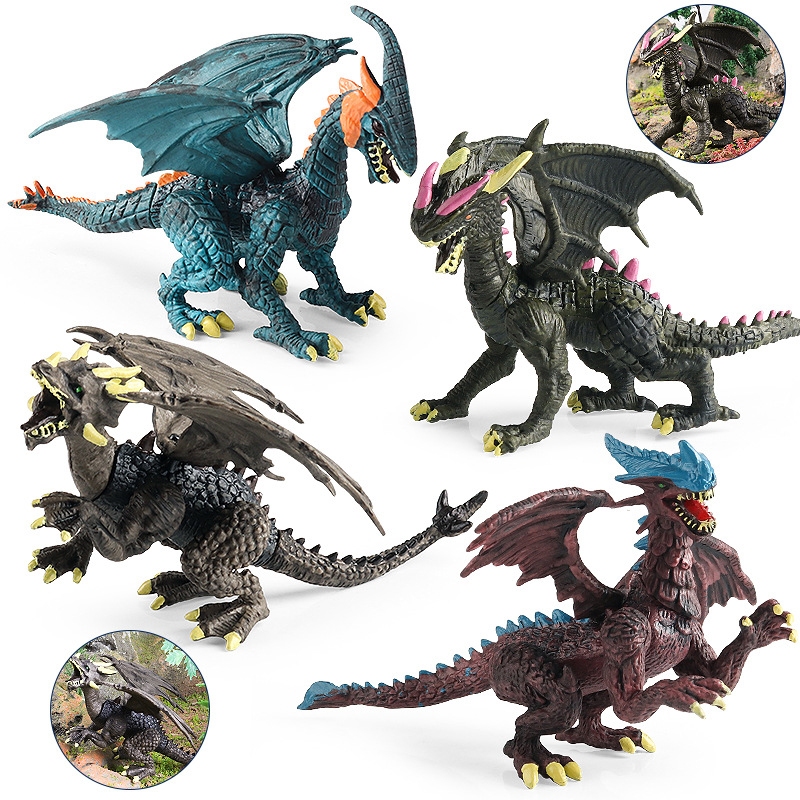 Simulated movable magic dragon animals magical myth flying dragons ...
