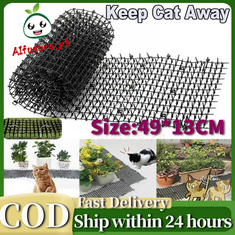 【COD】49*13CM Anti-Cat Mat with Spikes Cat Repellent Mats Indoor Outdoor ...