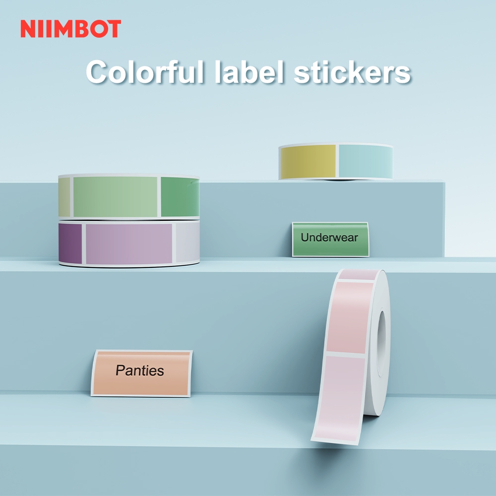 NIIMBOT D11/D110/D101 Colourful Label Printer Self Adhesive Printing ...