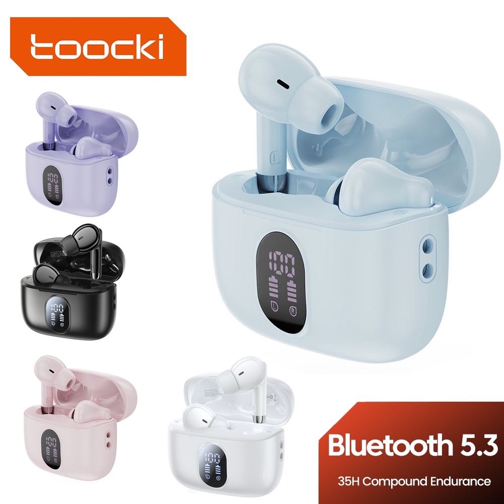 Toocki TWS Wireless Bluetooth Earphone Bluetooth 5.3 HiFi Sound ...