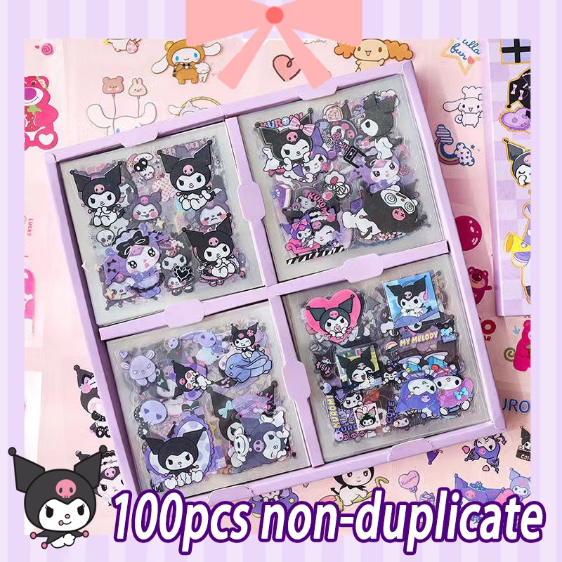 New 100-piece boxed stickers waterproof stickers Sanrio Cinnamoroll ...