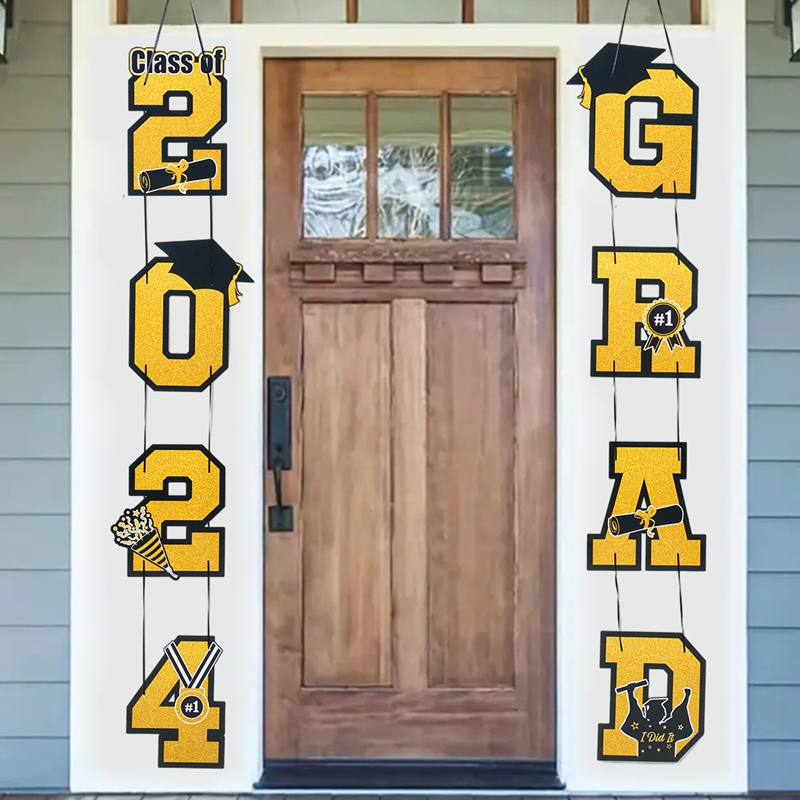 [Graduation] Graduation Door Couplet Graduation Gift Grad 2024 Door ...