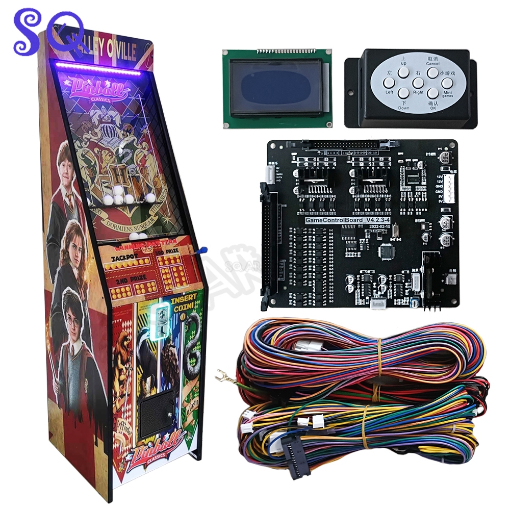 SQ Arcade Ping Pang Machine Kits Classic Pinball Vertical Pinball Table ...