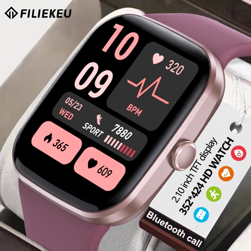 FILIEKEU 2.1 Inch HD Smart Watch Men Women Sports Fitness Bracelet ...