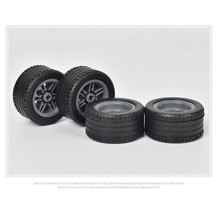 9686 bricks 1pcs MOC Technical Tire 43.2x22ZR 44309 Wheel Hub 56145 ...