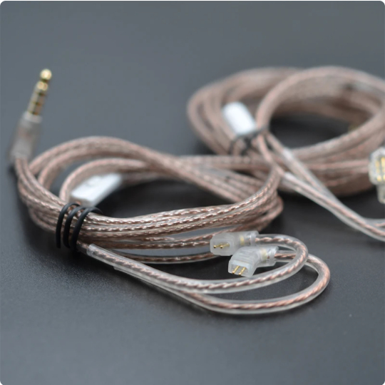KZ Headphone Cord High-Purity Copper Cube Mixed Upgrade Cable Earphone ...