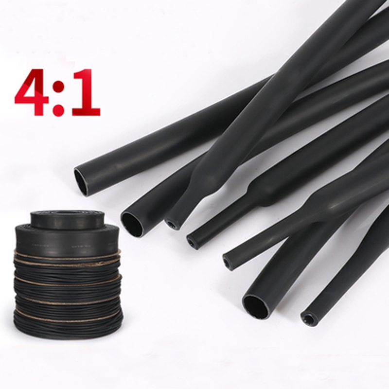 4mm-52mm 4:1 Heat Shrink Tube With Glue Tubing Adhesive Lined Dual Wall Heatshrink Shrinkable ...