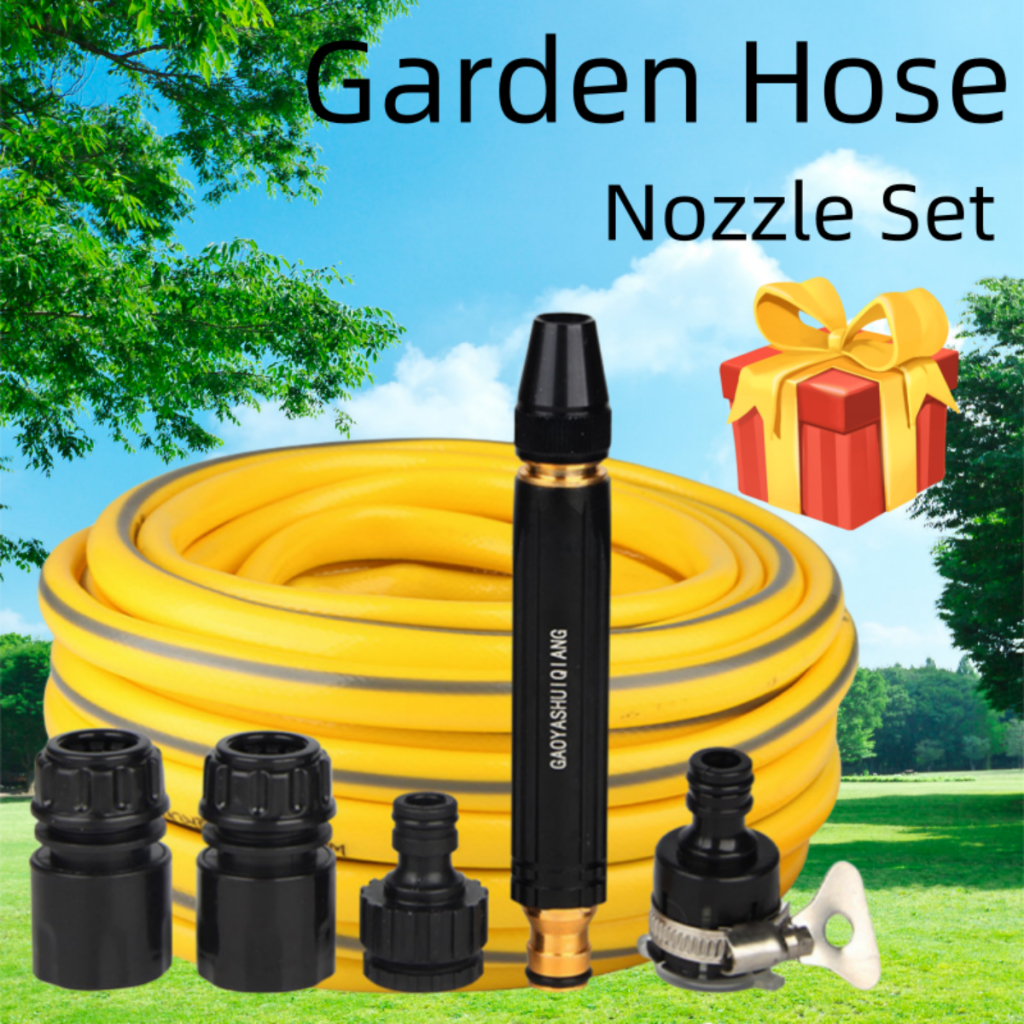 PVC Garden Hose Water Spray Set Car Washing Garden Watering Field ...