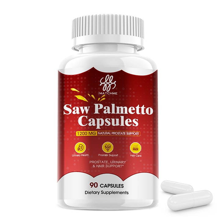 iMATCHME Saw Palmetto Blend 1200mg Capsules Support Urinary Health ...