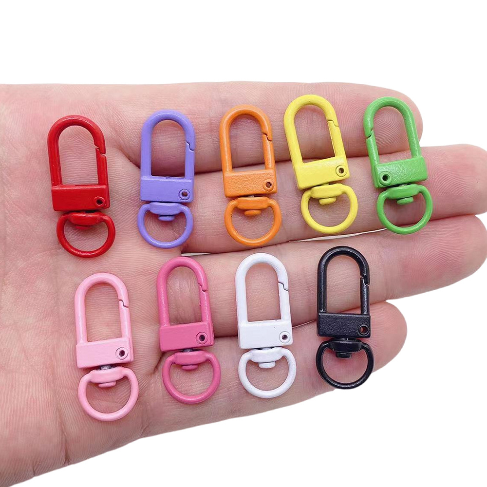 10pcs Color Rotary Key Chain for DIY Jewelry Making Key Chain ...