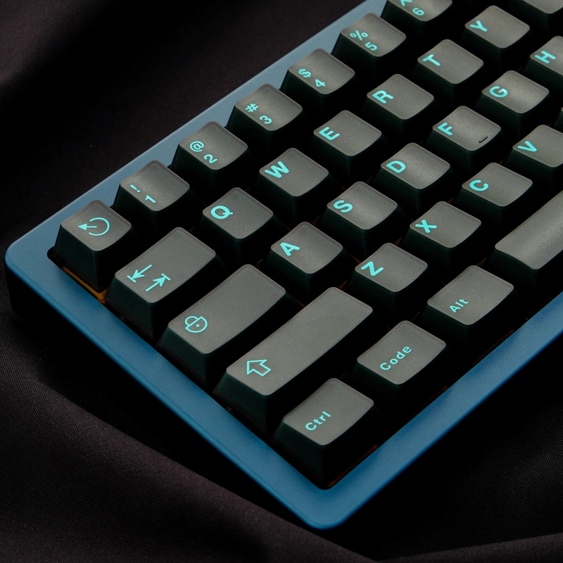 【Keycap Only】Cyan Translucence Keycap 121 Keys Cherry Profile ABS ...