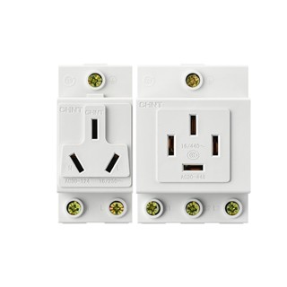 AC30 modular air Chint switch guide rail power distribution two three plug 16A electrical box ...
