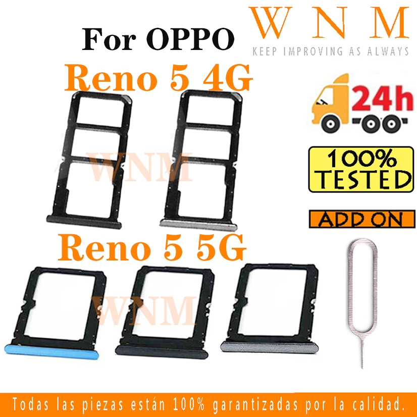 For OPPO Reno 5 4G CPH2159 Reno5 5G CPH2145 Sim Card Tray Slot Holder ...