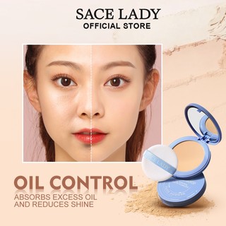 SACE LADY Oil Control Face Powder + Matte Liquid Foundation Waterproof ...