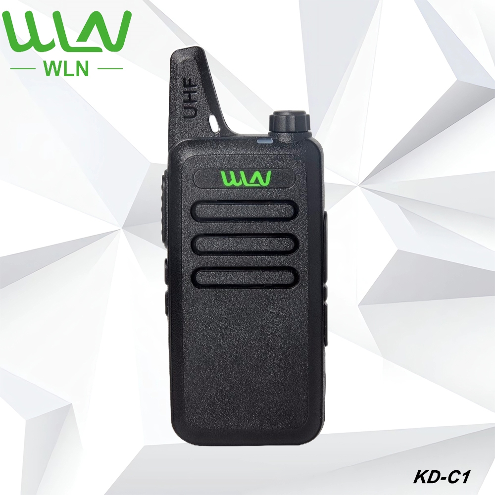 WLN KD-C1 UHF 5W 16CH Mini Pocket Size Portable Walkie Talkie Two Way ...