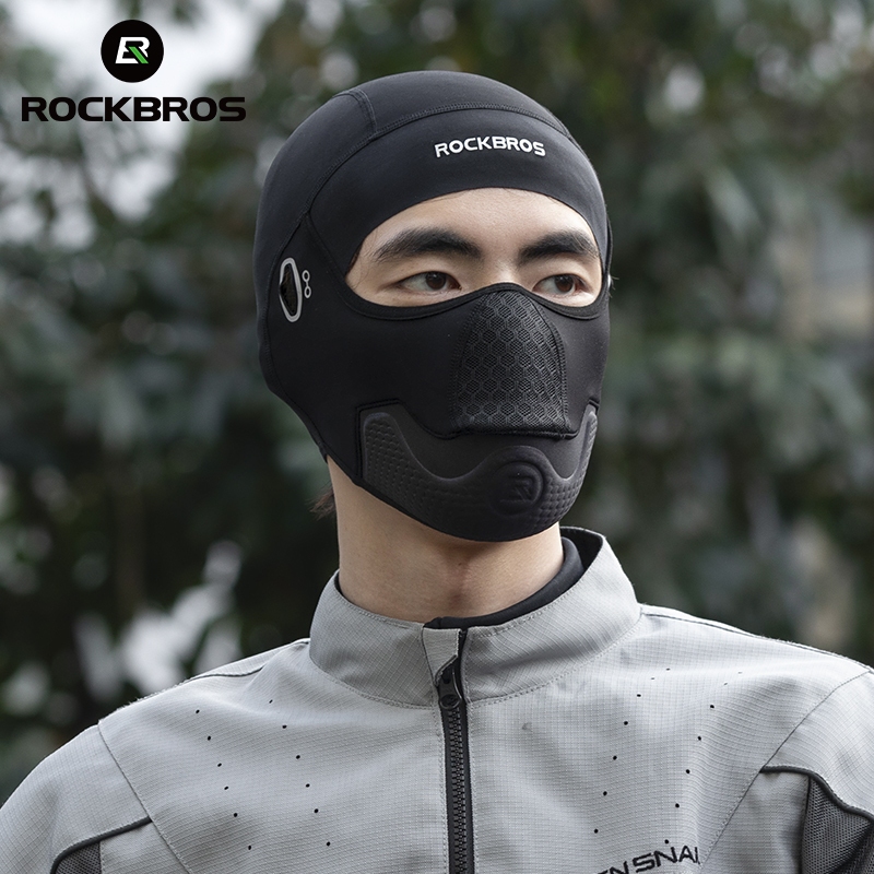 ROCKBROS Motorcycle Face Mask Head Cover Anti-silp Breathable Warm Full ...