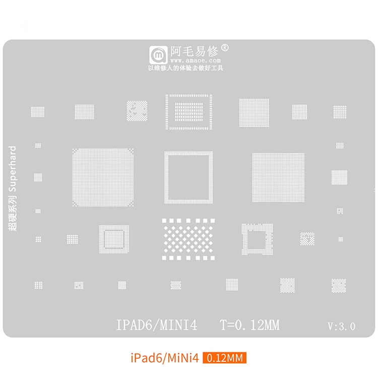 For Pad2/3/4/5/6/PRO/mini1/2/3/4 Air 2020 Amaoe BGA Stencil A9 A10X A12X CPU RAM Wifi Power ...