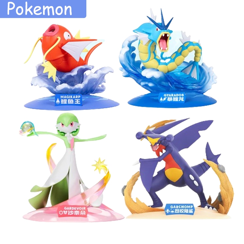 Original Funism Pokemon Gardevoir Garchomp 10Cm Collectible Anime Game ...