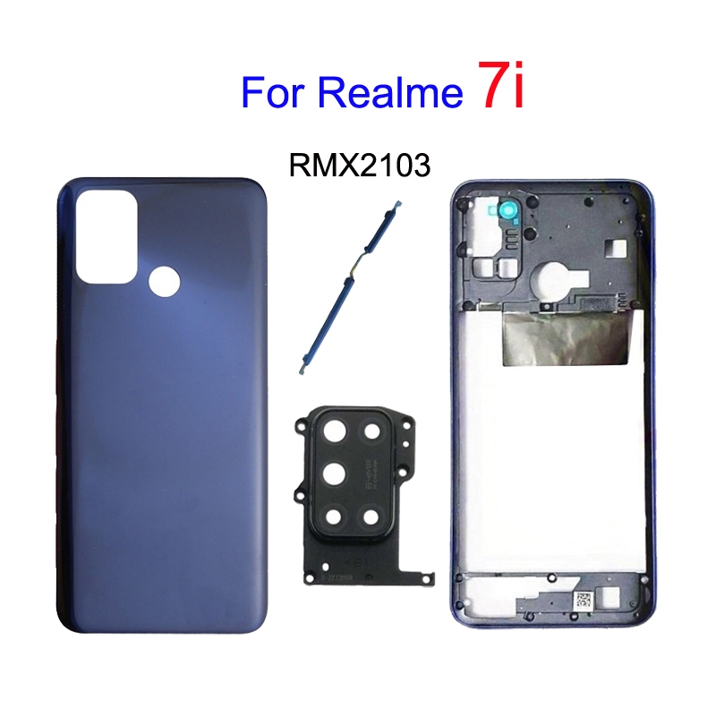 For Realme 7i Back Cover Housing And Middle Frame | Shopee Philippines