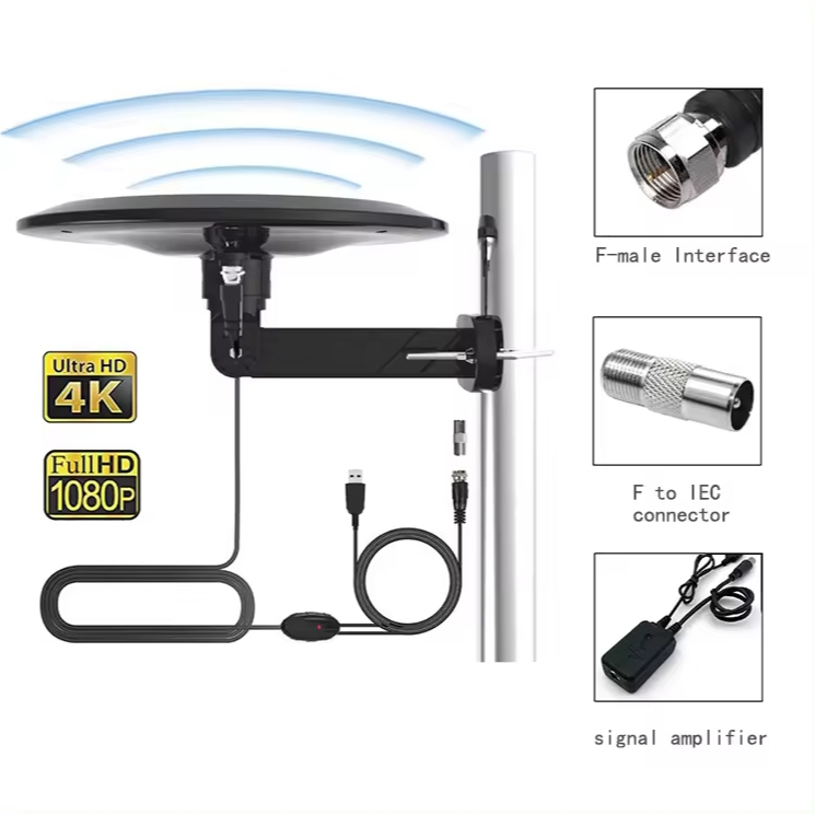 Omni Directional Digital TV Antenna/ Outdoor TV Antenna for Smart TV Long Range, Best Clear HD ...