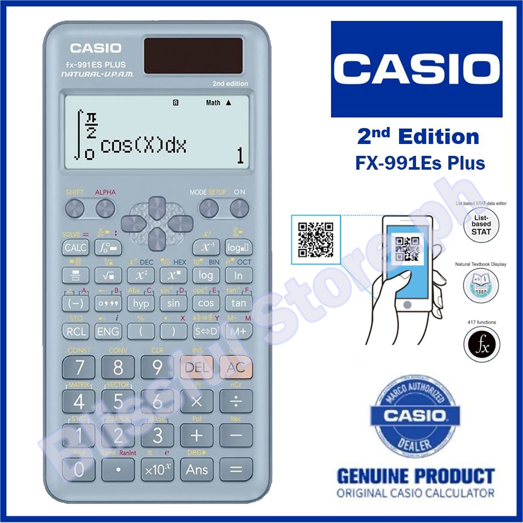Original Casio Scientific Calculator FX 991es plus 2nd Series Student ...