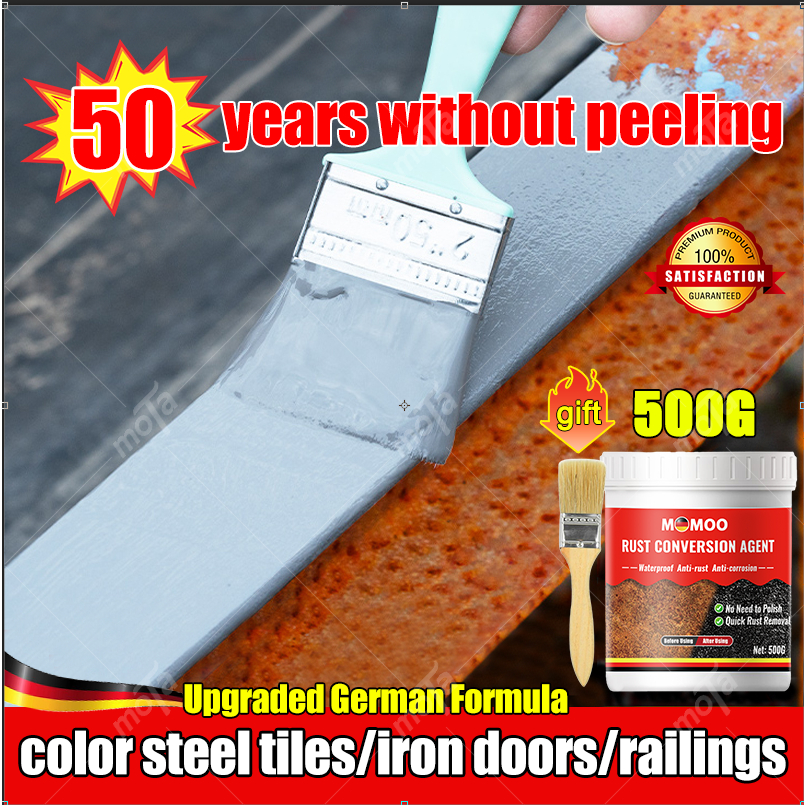 No Need to Polish Anti Rust Paint for Metal Rust Remover 500g Primer ...